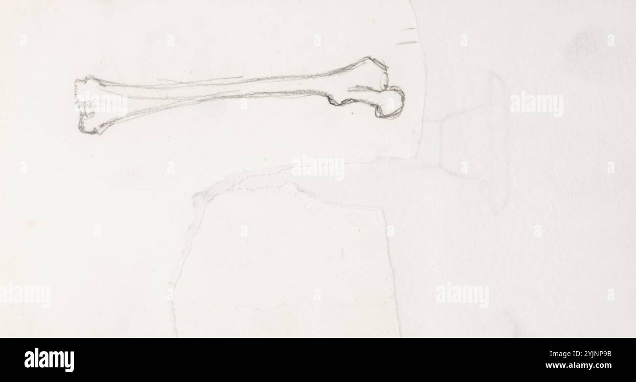 Berndtson, Gunnar, Sketch book, 1876, pencil and black chalk, drawing ...