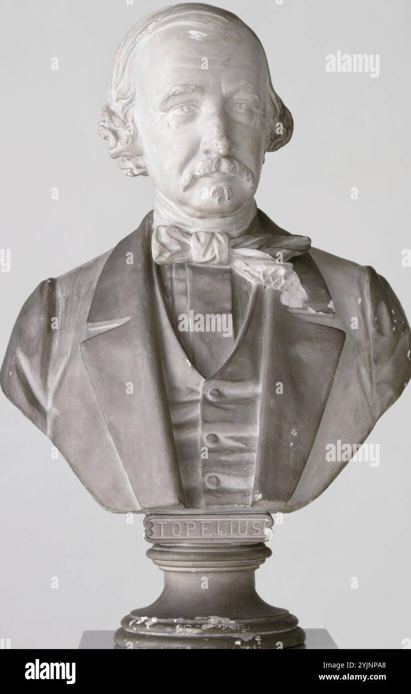 Sjöstrand, Carl Eneas, Bust of State Councilor Zacharias Topelius, 1880 ...