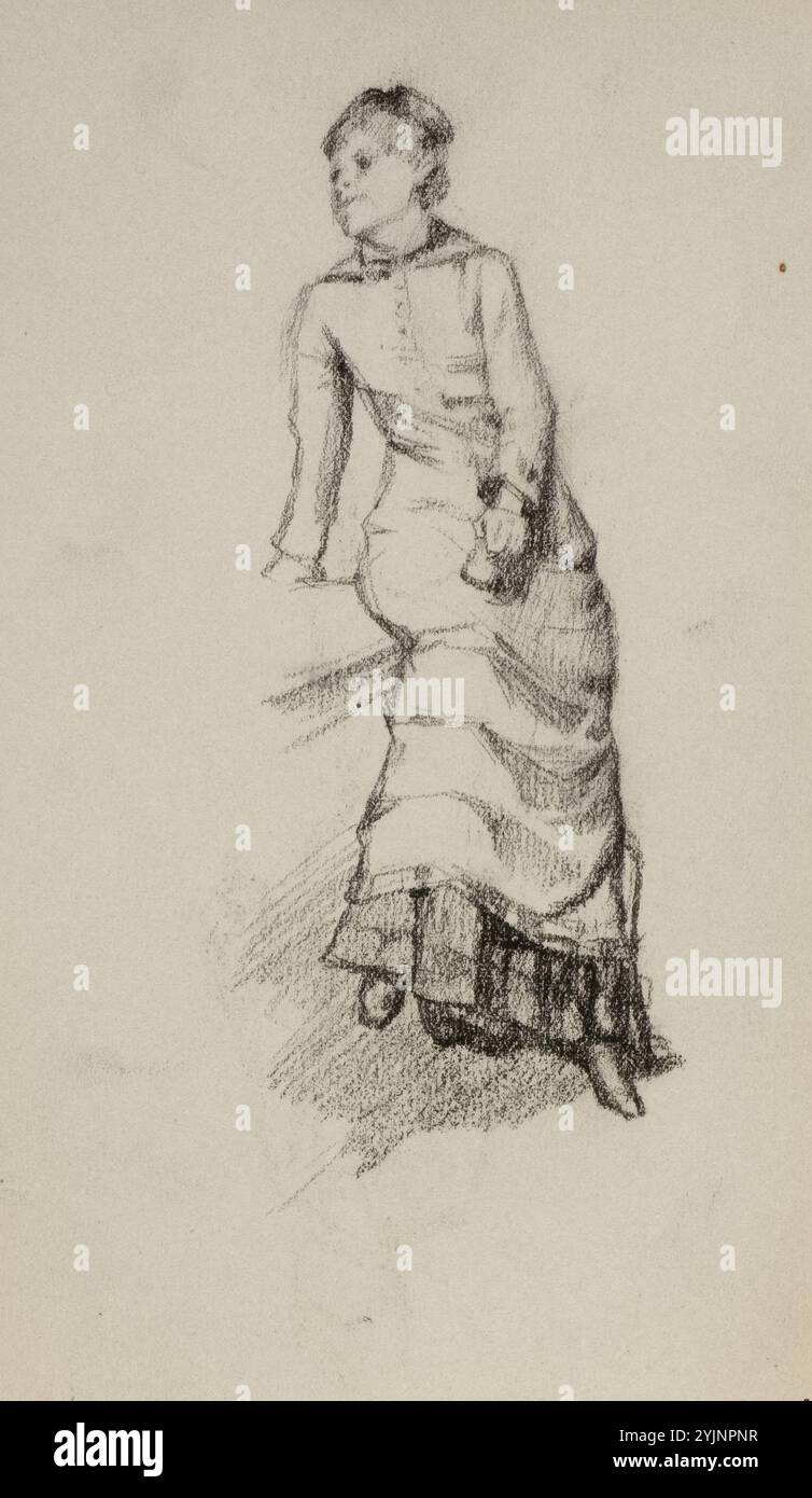 Berndtson, Gunnar, work, Sketch book, 1876, pencil and black chalk ...