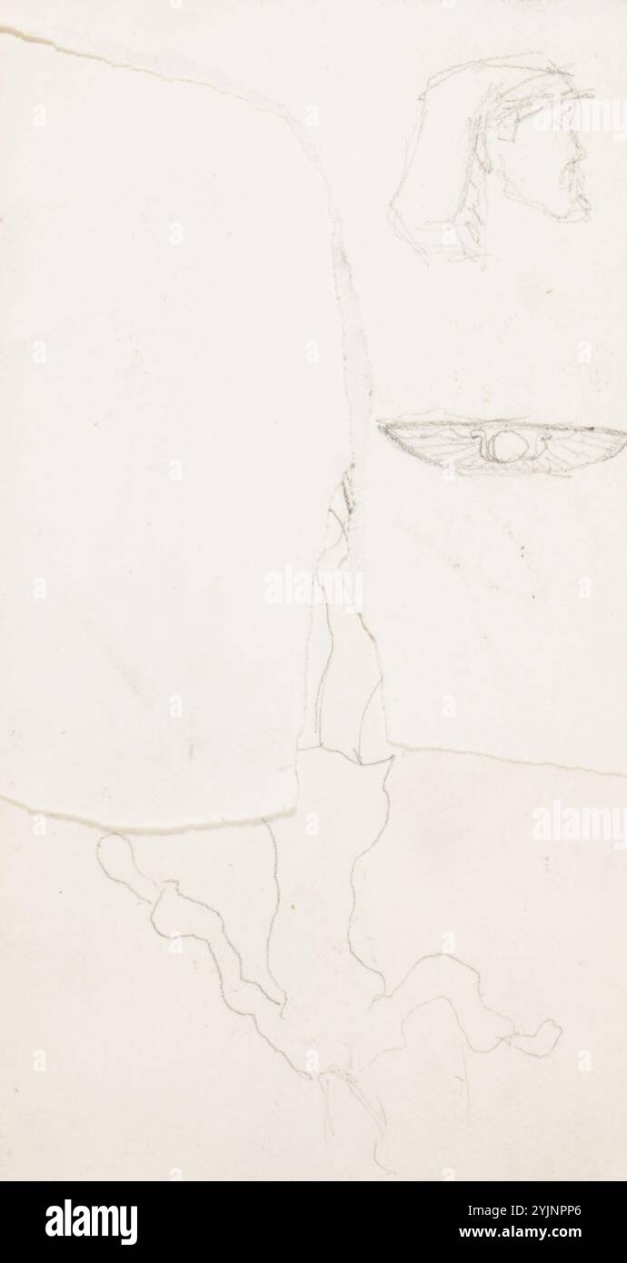 Berndtson, Gunnar, Sketch book, 1876, pencil and black chalk, drawing ...