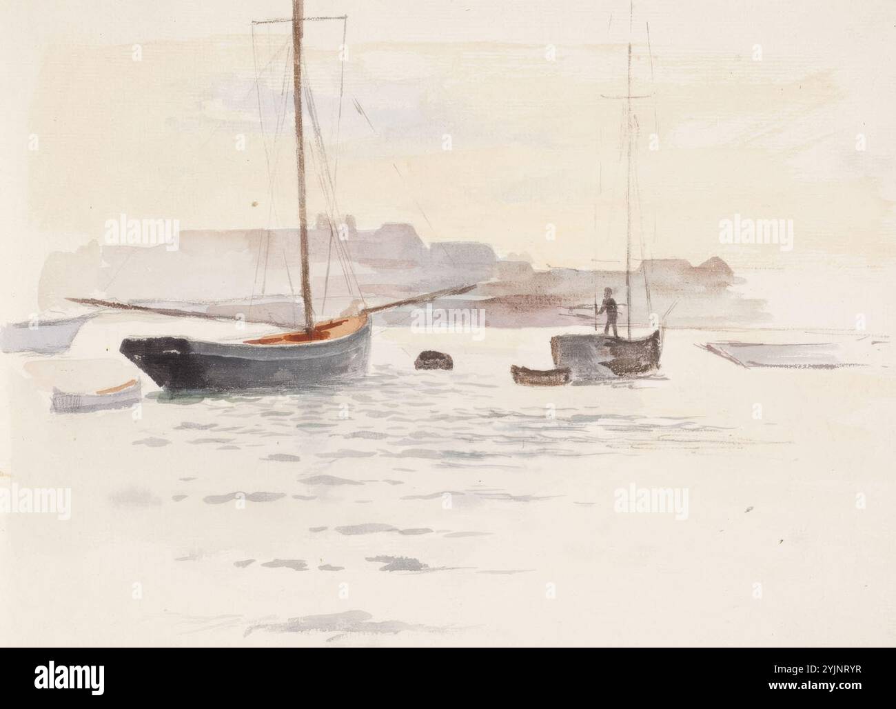 Edelfelt, Albert, Sketch book, drawing, 22 cm x 30 cm, Albert Gustaf ...