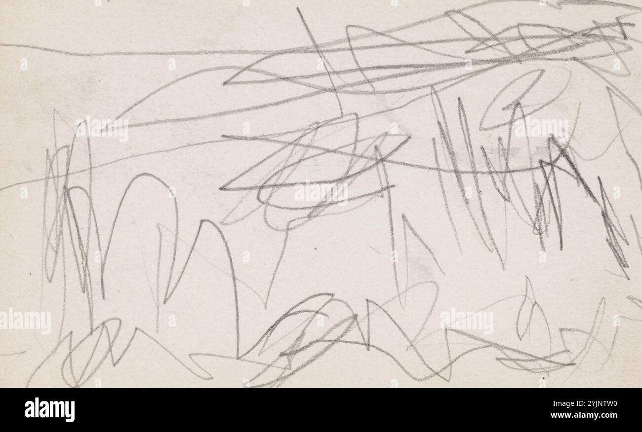 Berndtson, Gunnar, work, Sketch book, drawing, 7.5 cm x 12 cm ...