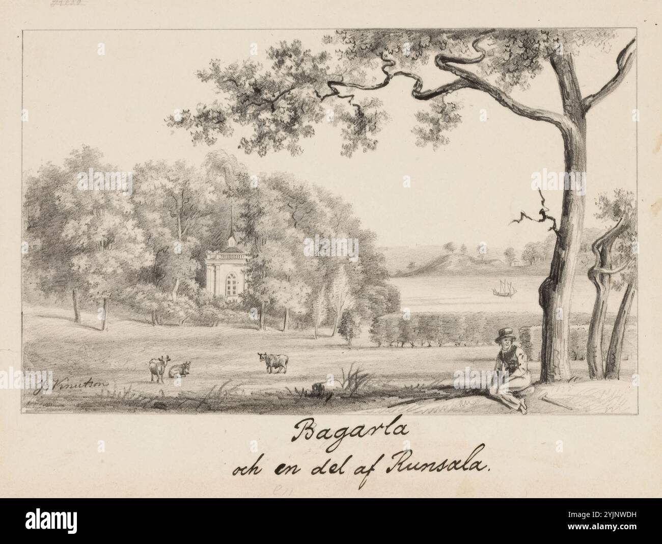 Knutson, Johan, work, View from Runsala Bagarla, Illustration for the ...