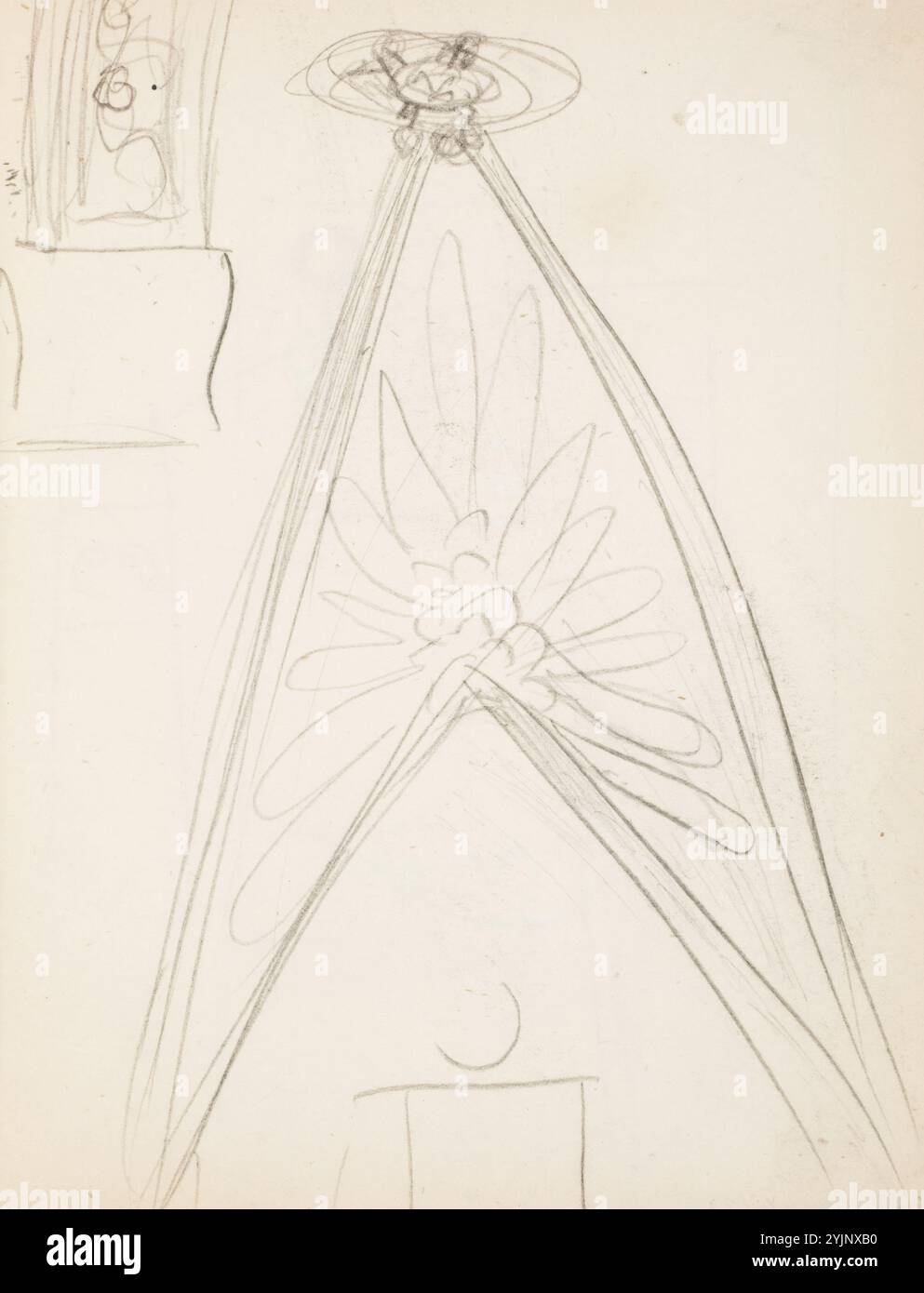 Simberg, Hugo, Sketch book (226 pp.+covers), 1905-07, drawing, 17.2 cm ...