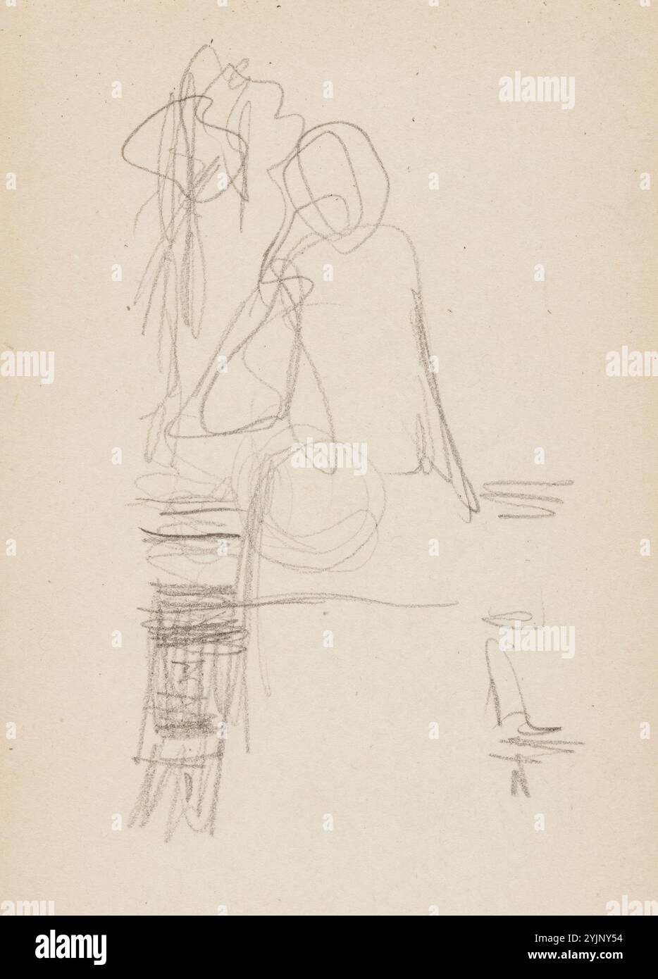 Edelfelt, Albert, Sketch book, drawing, 10.5 cm x 16.5 cm, Albert ...
