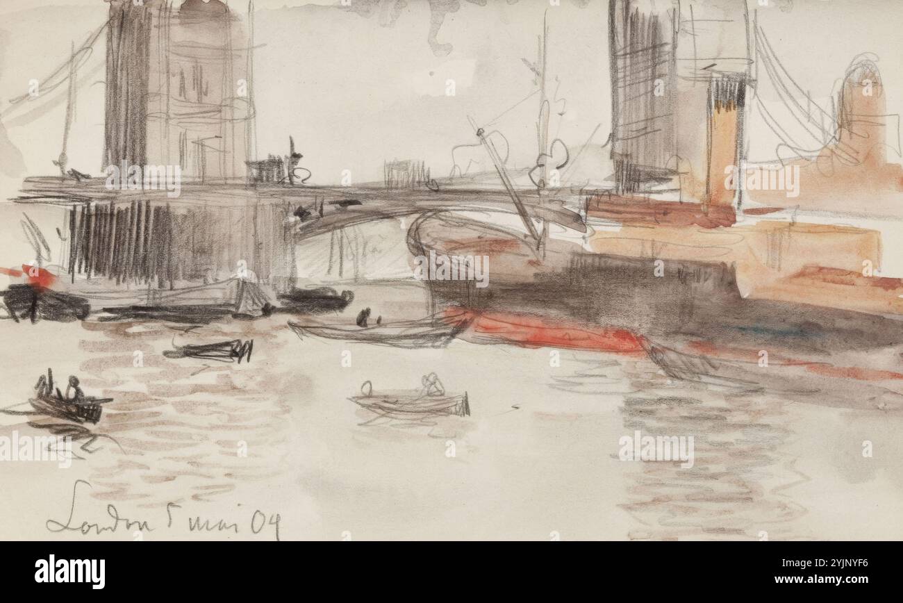 Edelfelt, Albert, Sketch book, drawing, 16 cm x 10 cm, Albert Gustaf ...