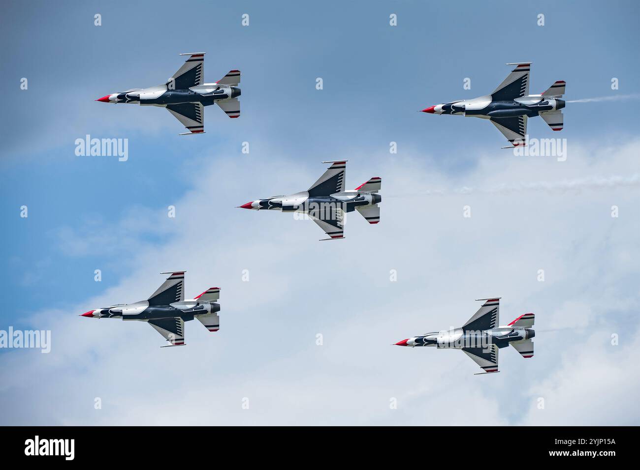 The U.S. Air Force Aerial Demonstration Squadron, the Thunderbirds ...