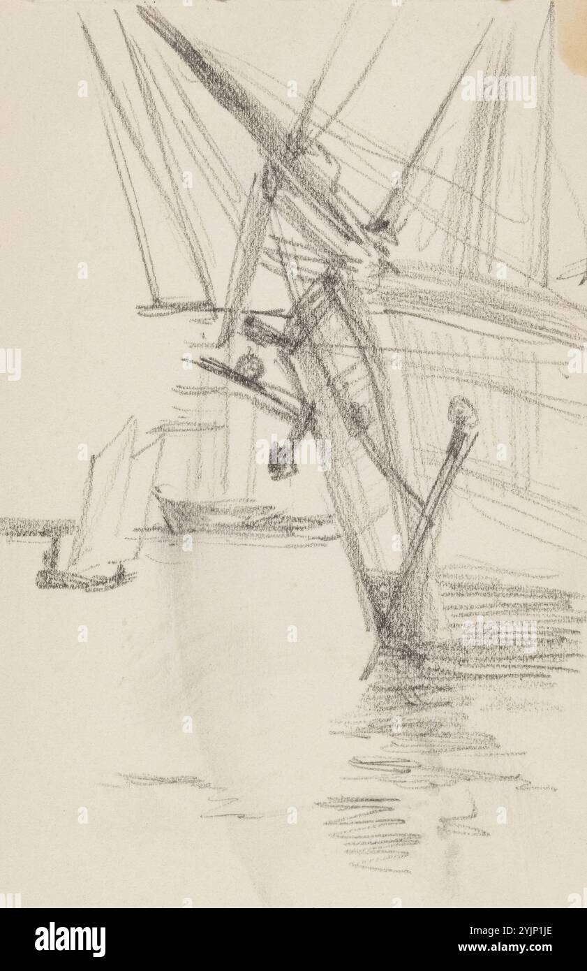 Edelfelt, Albert, Sketch book, drawing, 9 cm x 15.5 cm, Albert Gustaf ...