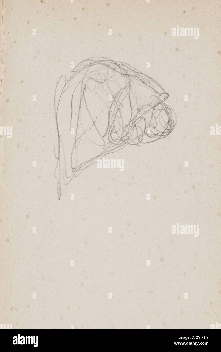Edelfelt, Albert, Sketch book, drawing, 17 cm x 10.5 cm, Albert Gustaf ...