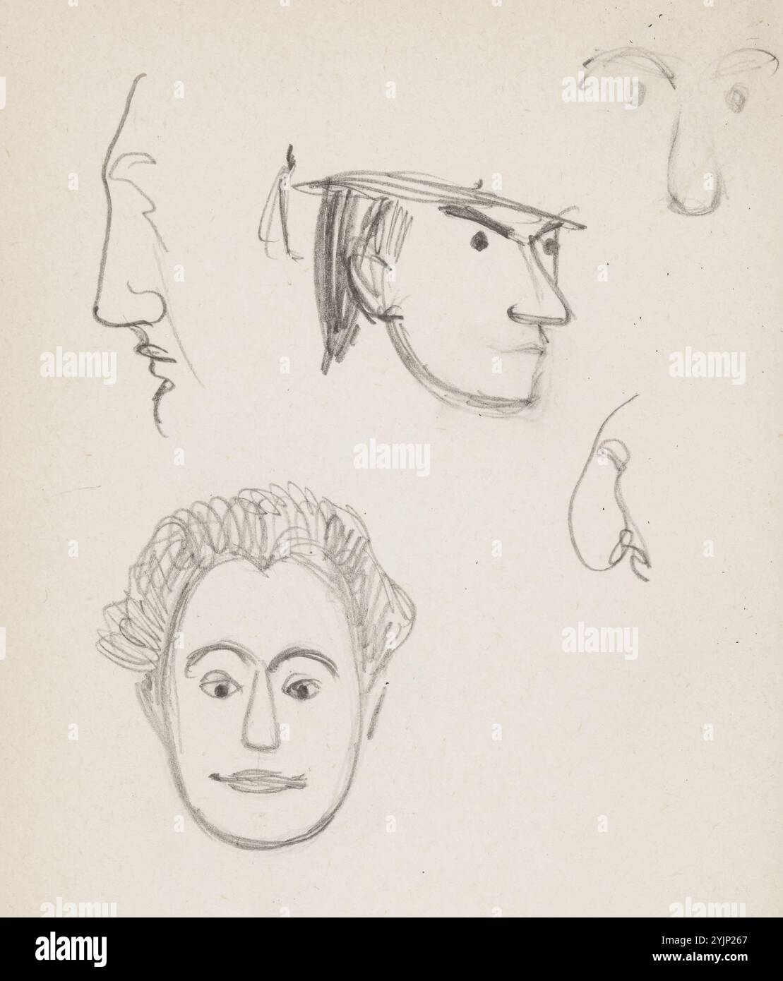 Edelfelt, Albert, Sketch book, drawing, 17 cm x 11 cm, Albert Gustaf ...