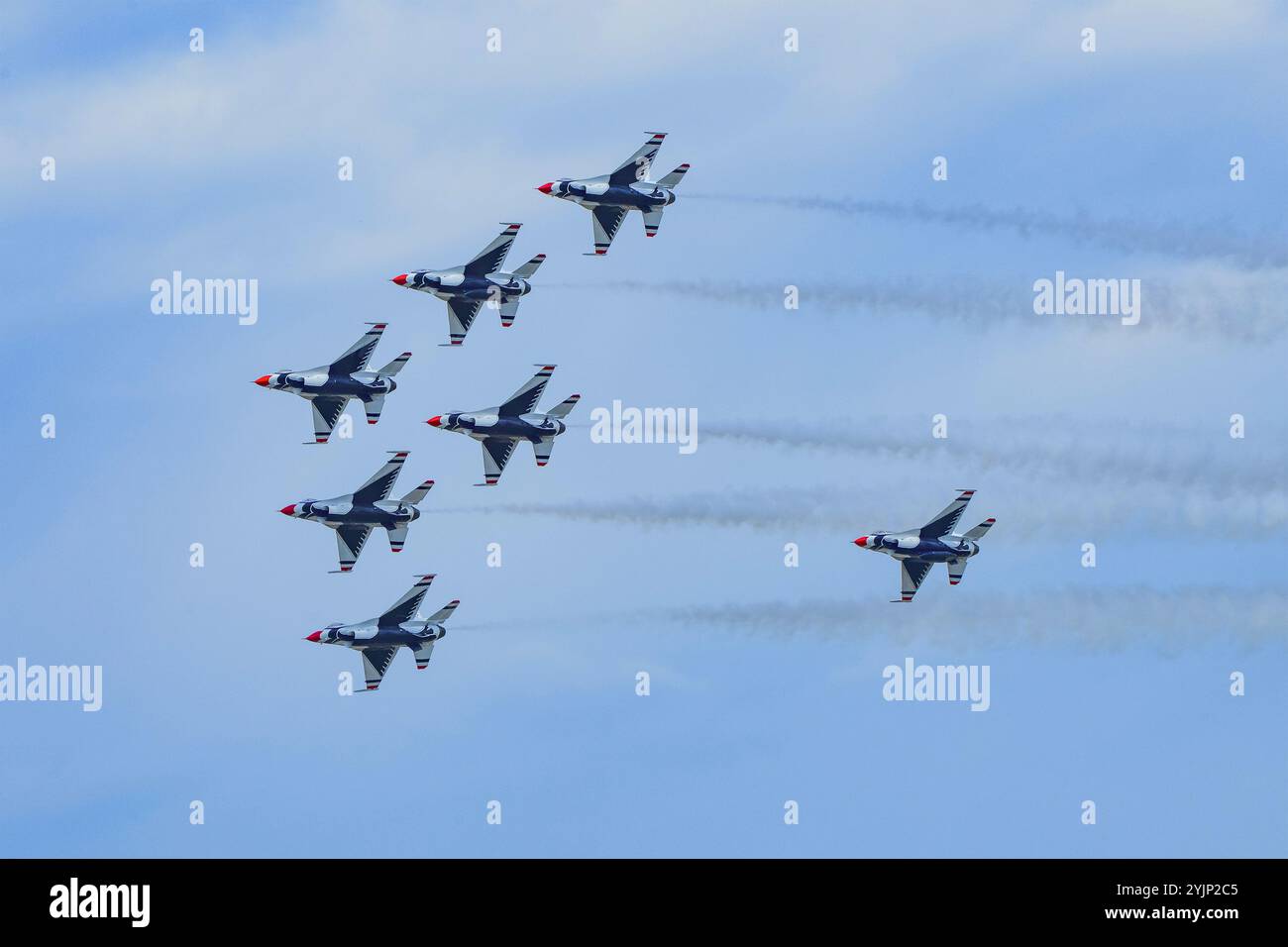 The U.S. Air Force Aerial Demonstration Squadron, the Thunderbirds ...