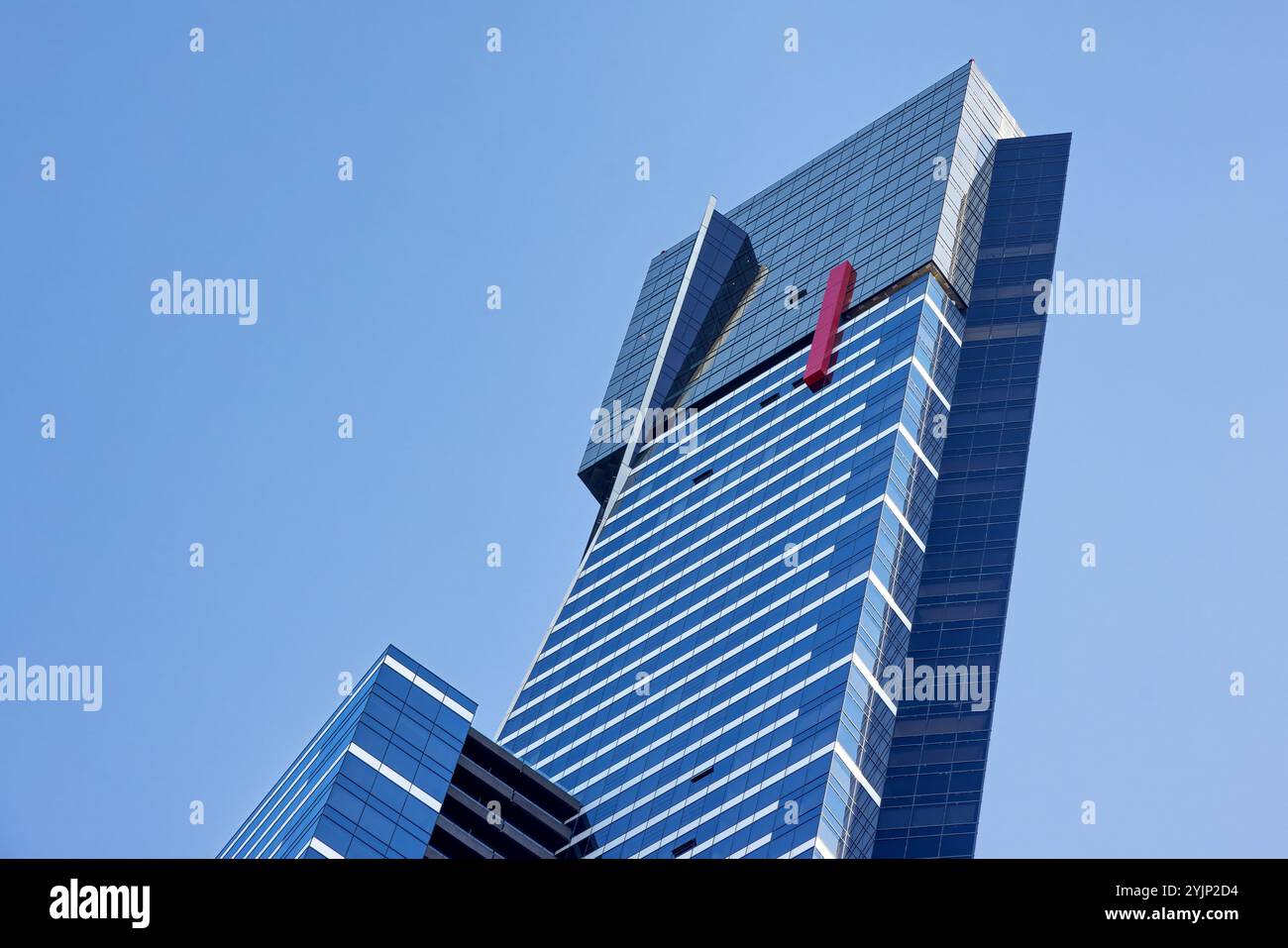 Melbourne, Australia - 20 Jan 2023: The Eureka Tower on the Southbank ...