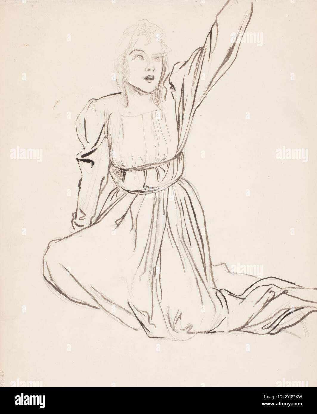 Edelfelt, Albert, Sketch book, drawing, 24 cm x 32 cm, Albert Gustaf ...