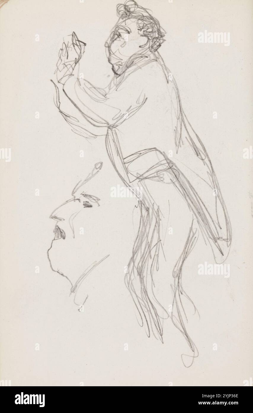 Edelfelt, Albert, work, Sketch book, drawing, 16 cm x 10 cm, Edelfelt ...