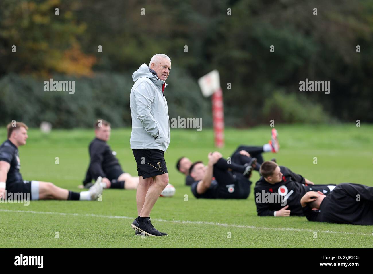 Cardiff, UK. 15th Nov, 2024. Warren Gatland, the head coach of Wales ...