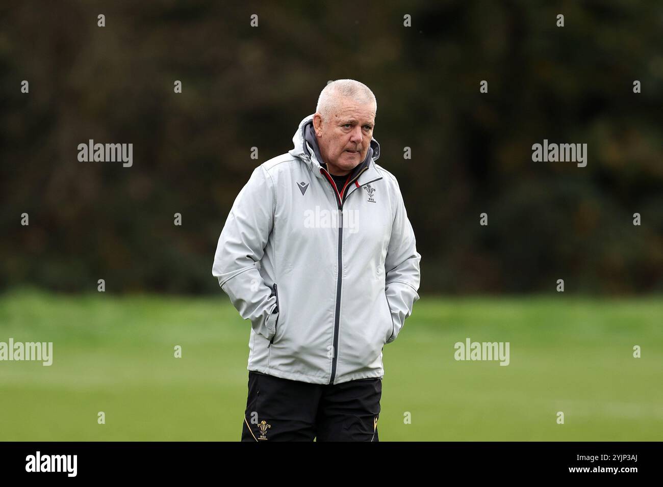 Cardiff, UK. 15th Nov, 2024. Warren Gatland, the head coach of Wales ...