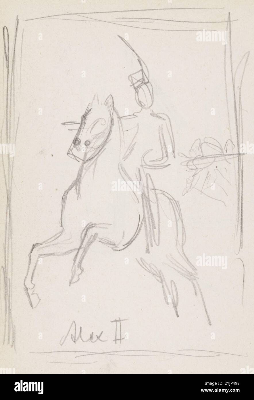 Edelfelt, Albert, work, Sketch book, drawing, 17 cm x 11 cm, Edelfelt ...
