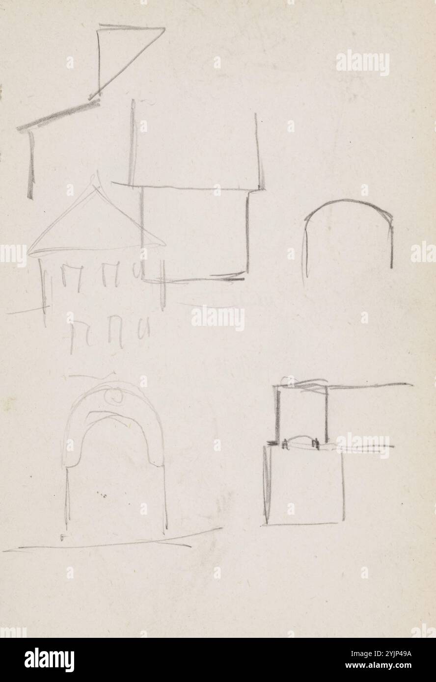 Edelfelt, Albert, work, Sketch book, drawing, 17 cm x 11 cm, Edelfelt ...