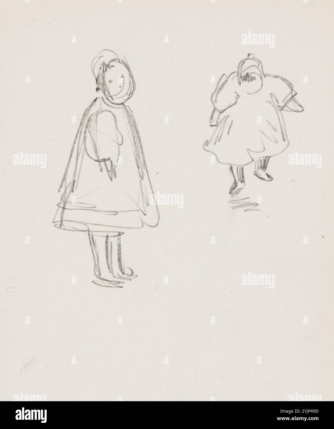 Edelfelt, Albert, Sketch book, drawing, 16 cm x 10 cm, Albert Gustaf ...