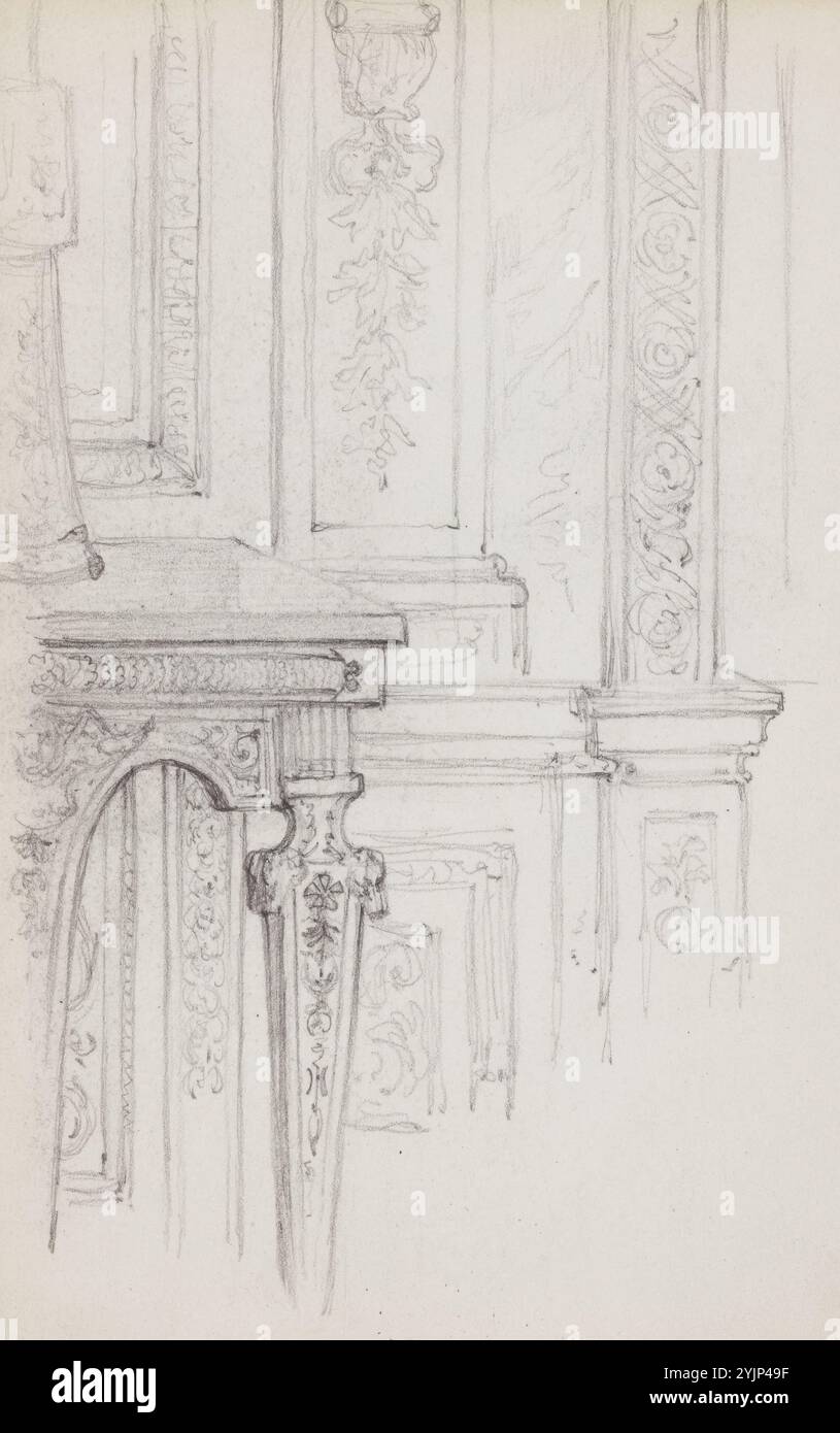 Edelfelt, Albert, Sketch book, drawing, 10 cm x 15 cm, Albert Gustaf ...