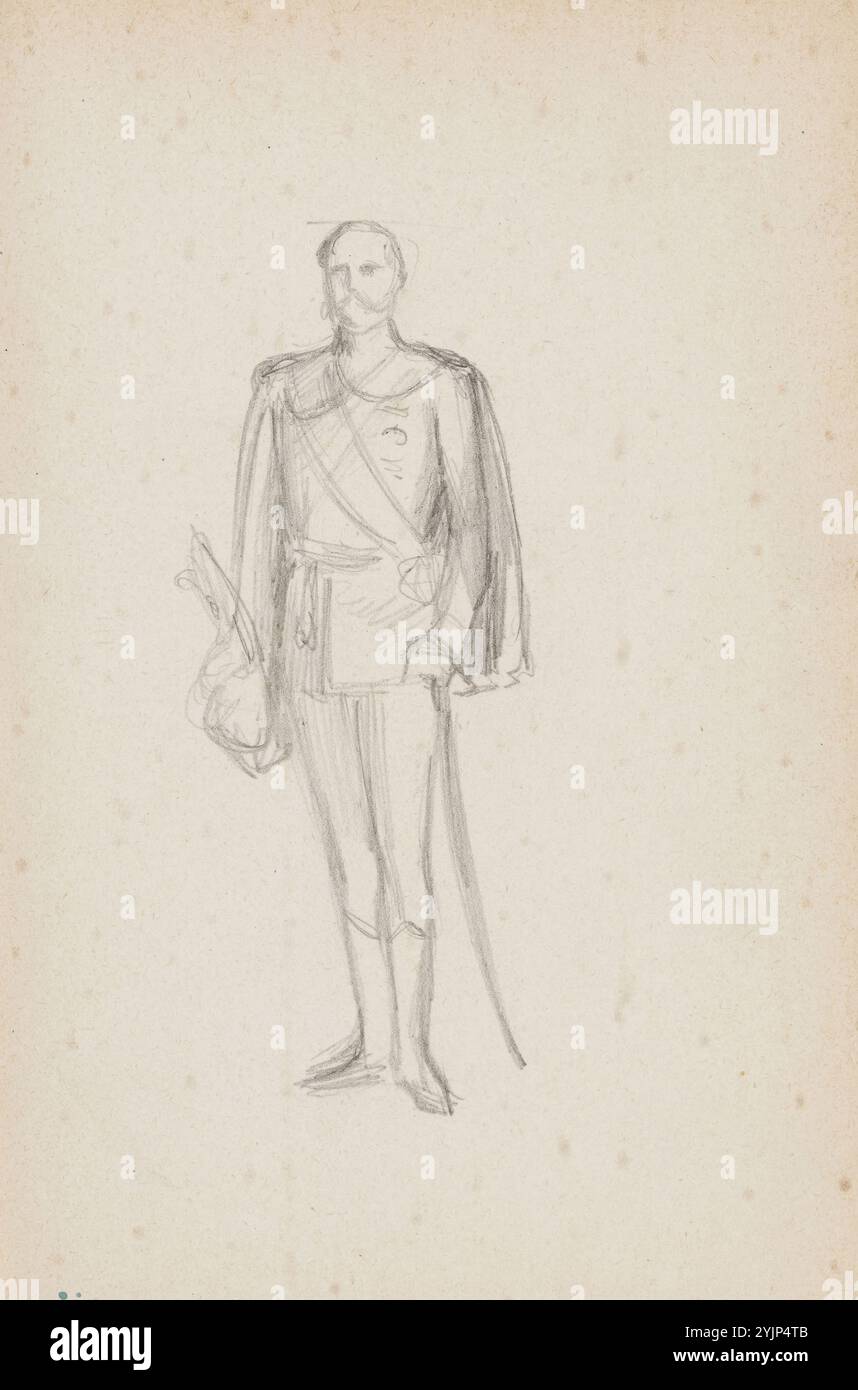 Edelfelt, Albert, Sketch book, drawing, 17 cm x 10.5 cm, Albert Gustaf ...