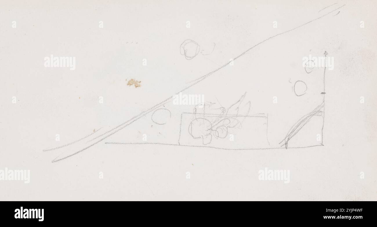 Edelfelt, Albert, work, Sketch book, drawing, 9 cm x 15.5 cm, Edelfelt ...