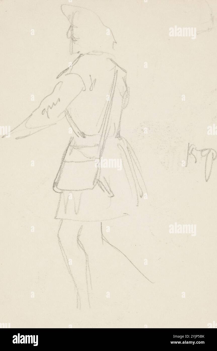 Edelfelt, Albert, work, Sketch book, drawing, 8 cm x 12 cm, Edelfelt ...