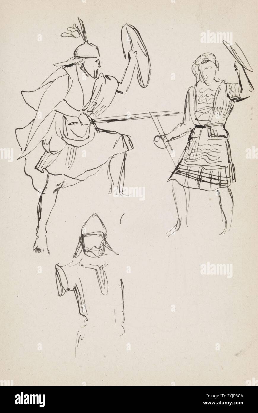 Edelfelt, Albert, work, Sketch book, drawing, 17 cm x 11 cm, Edelfelt ...