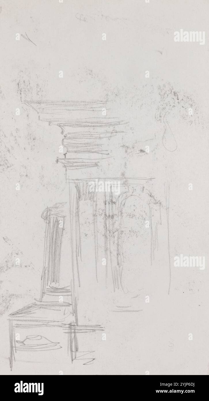 Edelfelt, Albert, Sketch book, drawing, 16 cm x 10 cm, Albert Gustaf ...