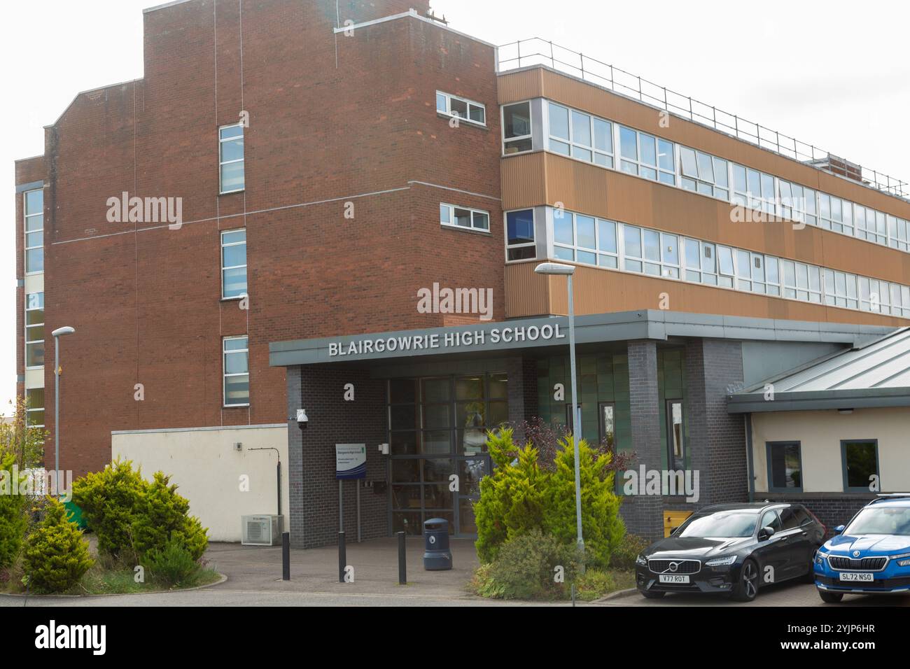 Blairgowrie High School, Blairgowrie, Perthshire, Scotland Stock Photo ...