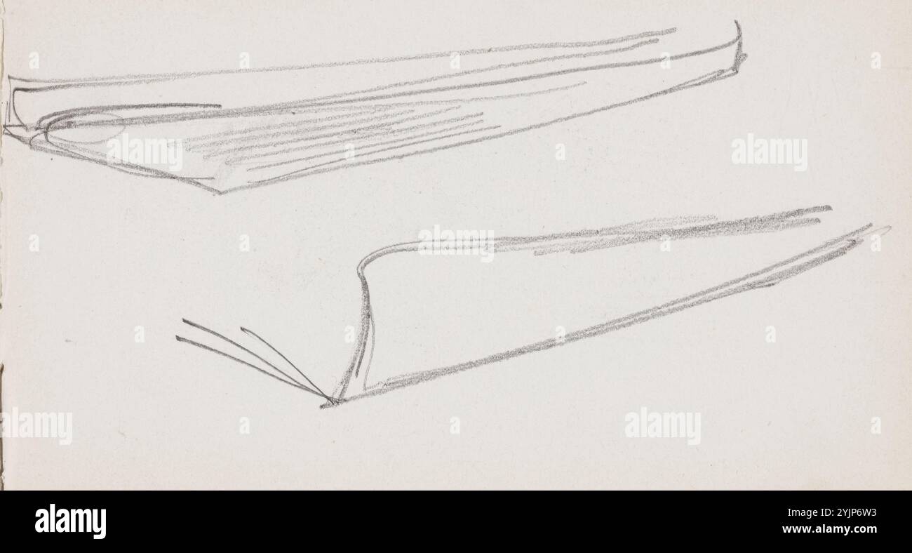 Edelfelt, Albert, work, Sketch book, drawing, 10 cm x 17 cm, Edelfelt ...