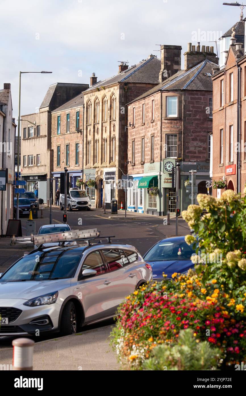 Blairgowrie High Street, Perthshire, Scotland Stock Photo - Alamy