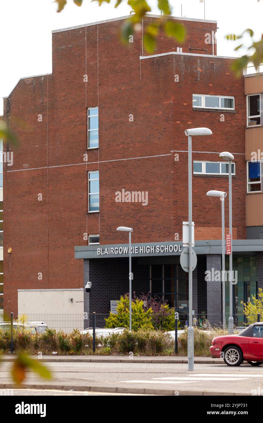 Blairgowrie High School, Blairgowrie, Perthshire, Scotland Stock Photo ...