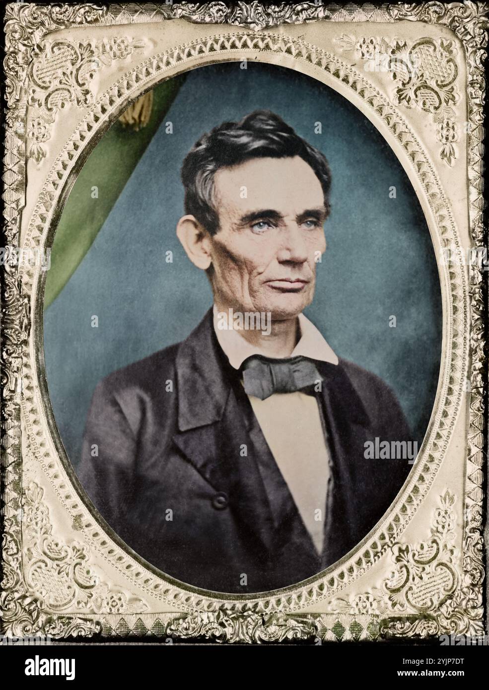 Abraham lincoln portrait colorized hi-res stock photography and images ...