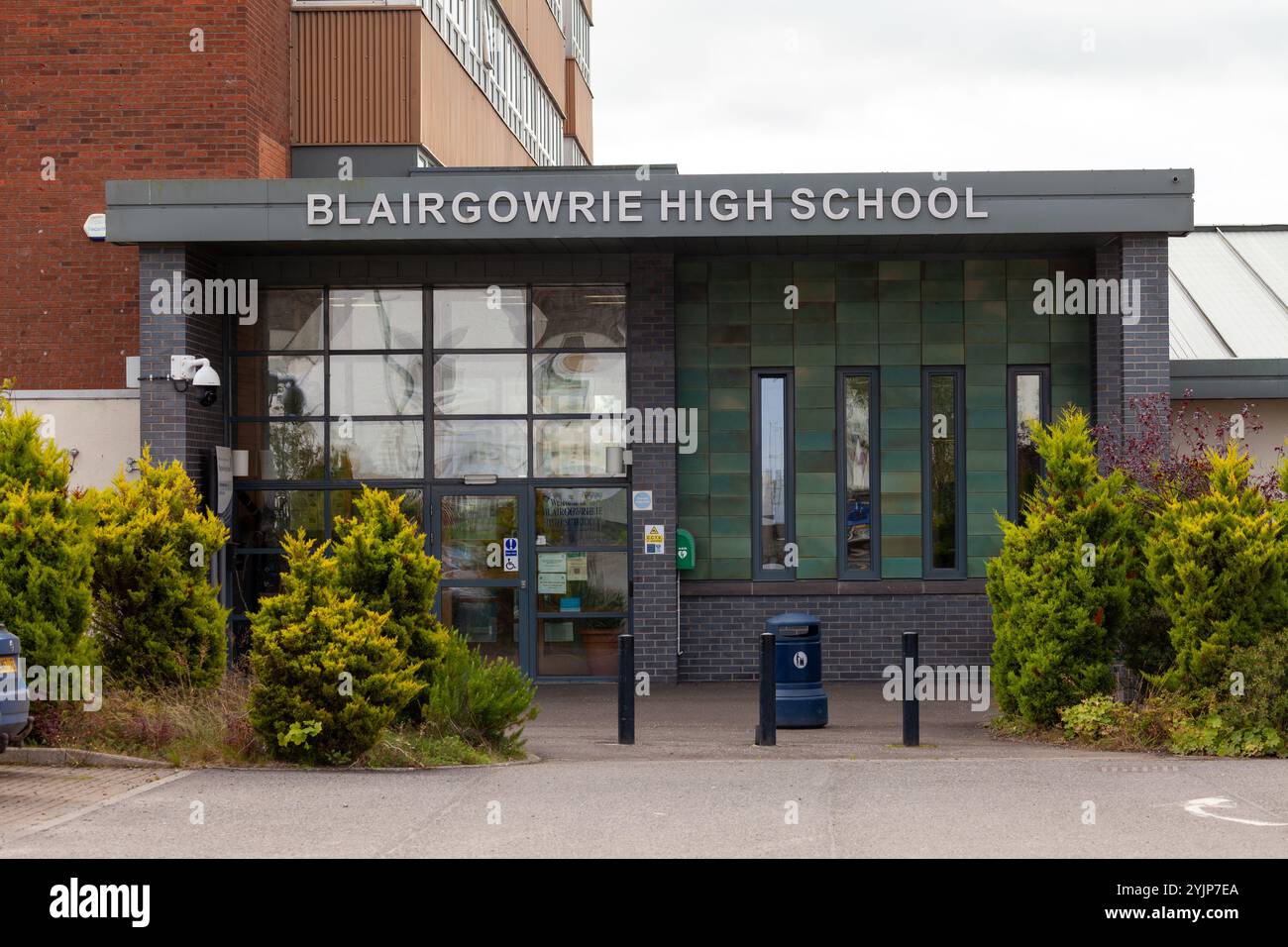 Blairgowrie High School, Blairgowrie, Perthshire, Scotland Stock Photo ...