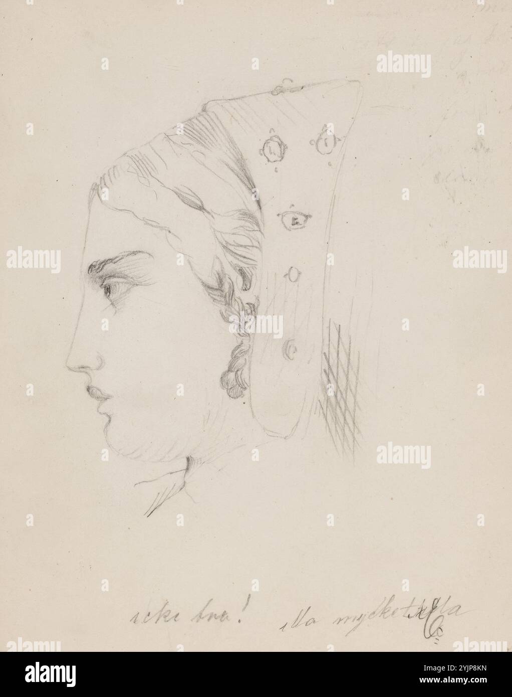 Edelfelt, Albert, Sketch book, drawing, 21 cm x 17 cm, Albert Gustaf ...