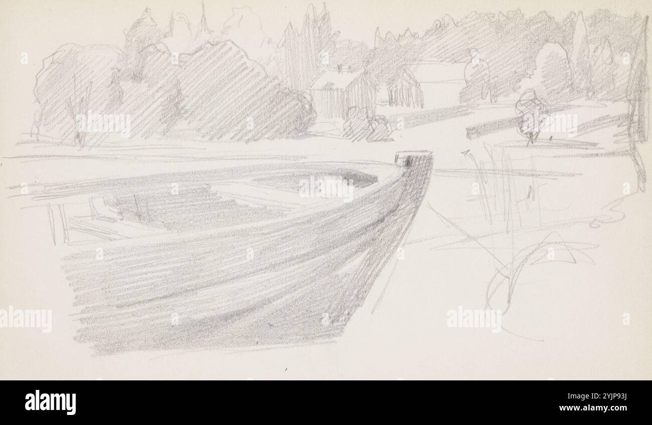 Edelfelt, Albert, Sketch book, drawing, 9.5 cm x 15.5 cm, Albert Gustaf ...