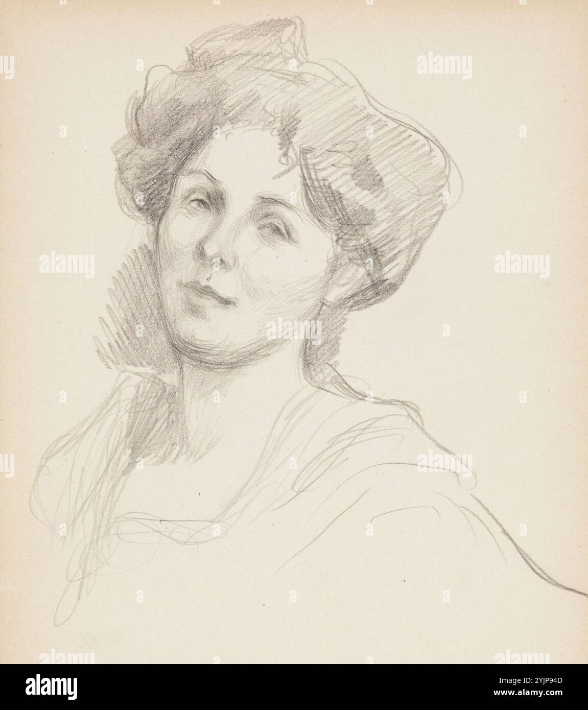 Edelfelt, Albert, Sketch book, drawing, 21.5 cm x 17 cm, Albert Gustaf ...