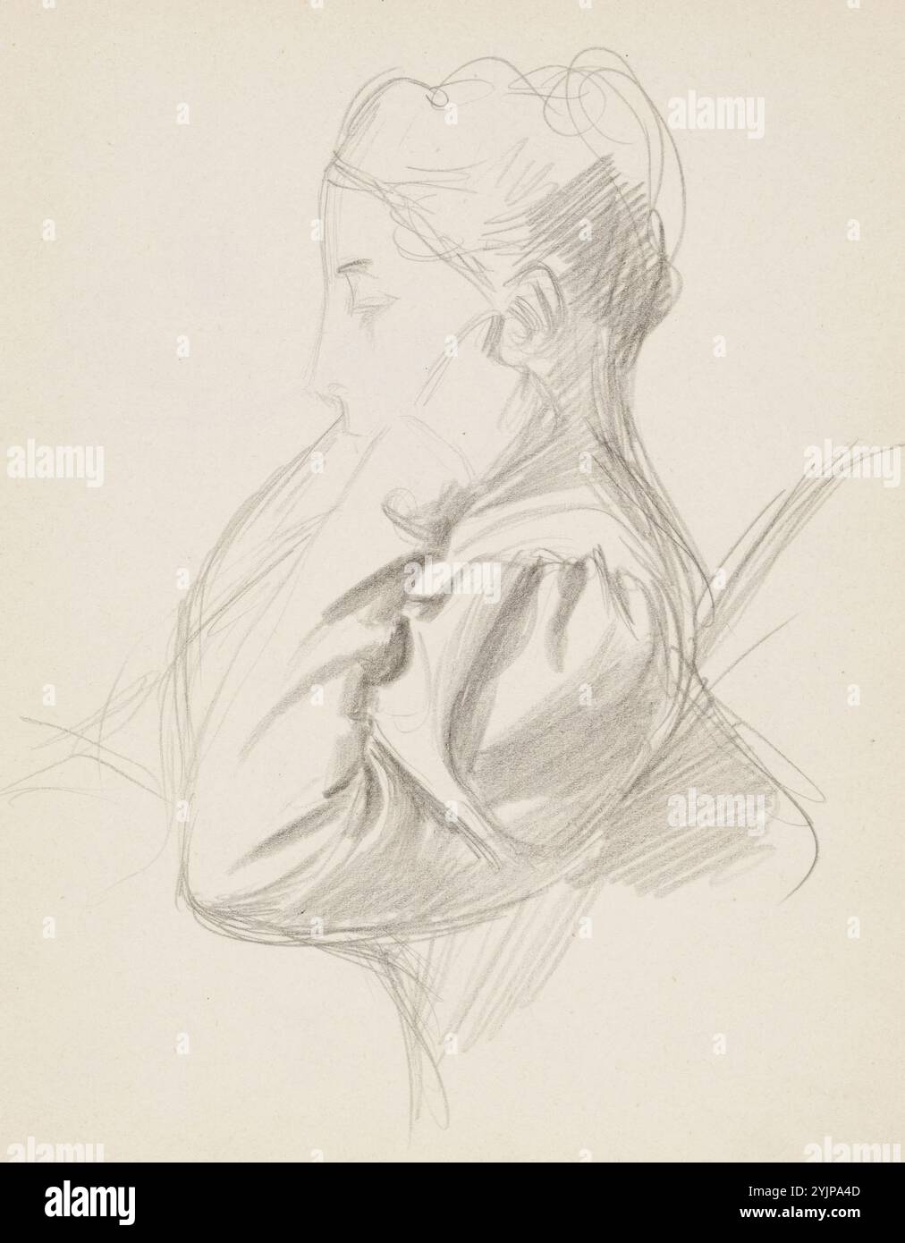 Edelfelt, Albert, Sketch book, drawing, 21.5 cm x 17 cm, Albert Gustaf ...