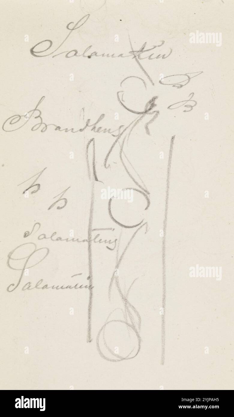 Edelfelt, Albert, work, Sketch book, drawing, 7 cm x 12 cm, Edelfelt ...