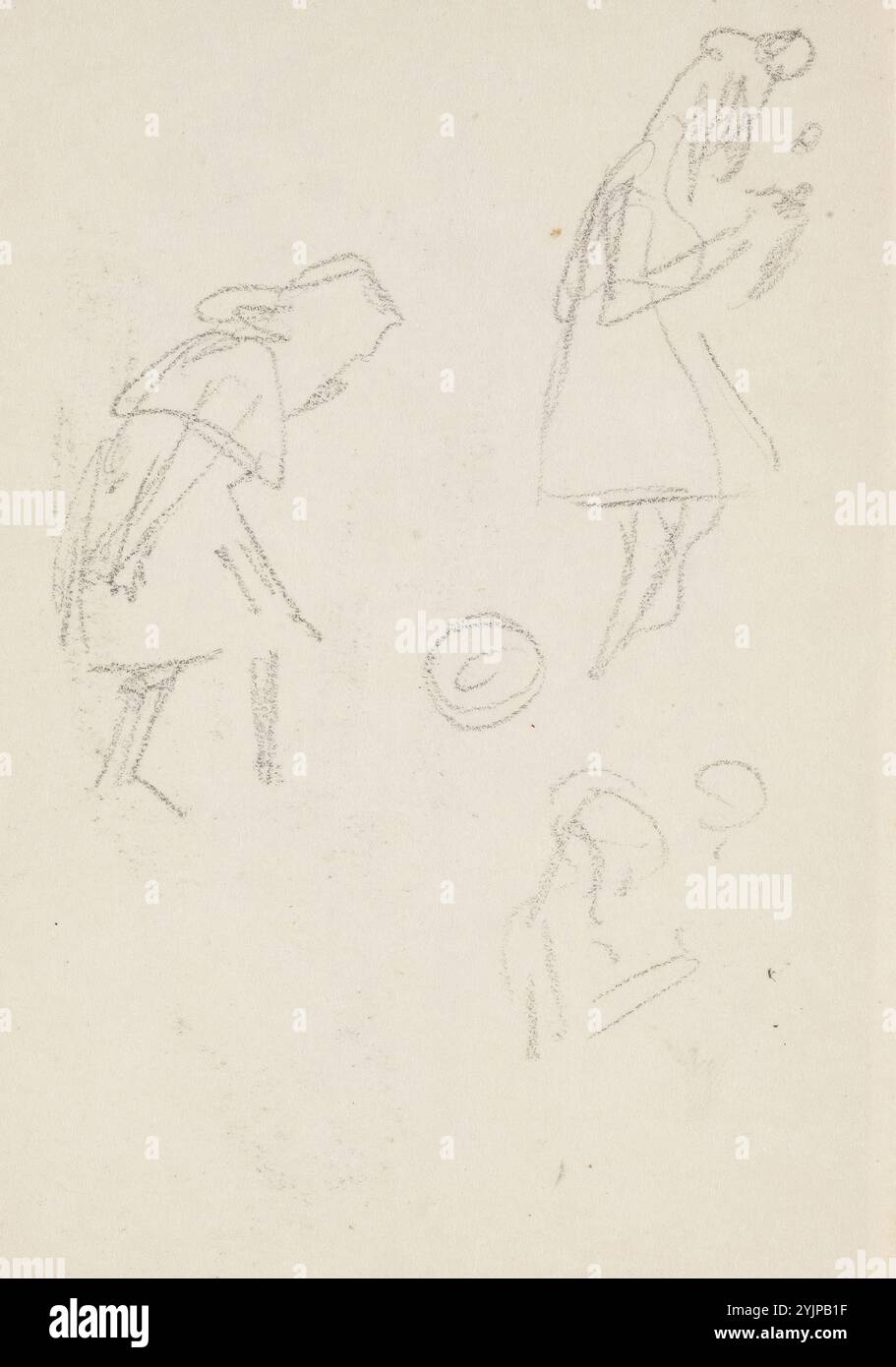 Edelfelt, Albert, work, Sketch book, drawing, 8 cm x 12 cm, Edelfelt ...