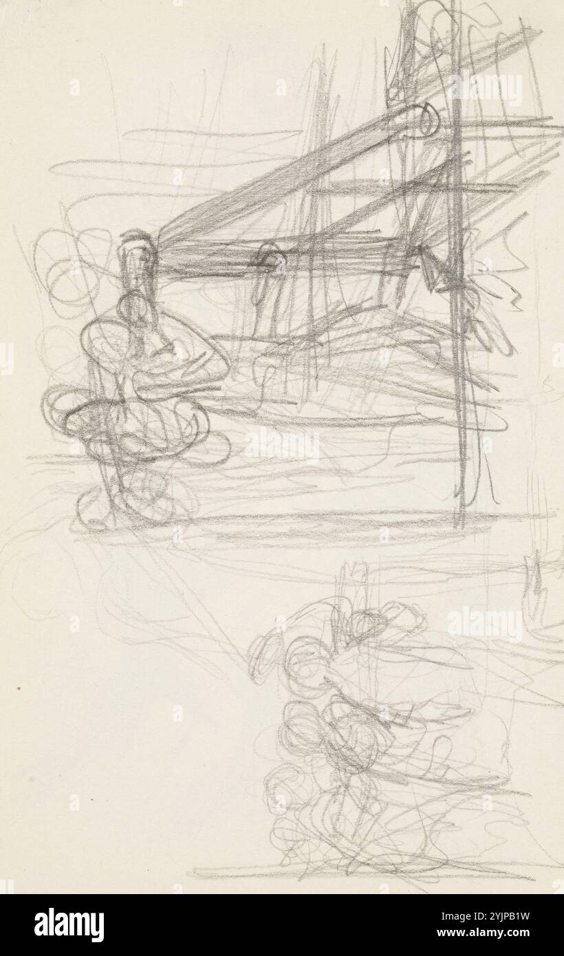 Edelfelt, Albert, Sketch book, drawing, 13 cm x 8 cm, Albert Gustaf ...