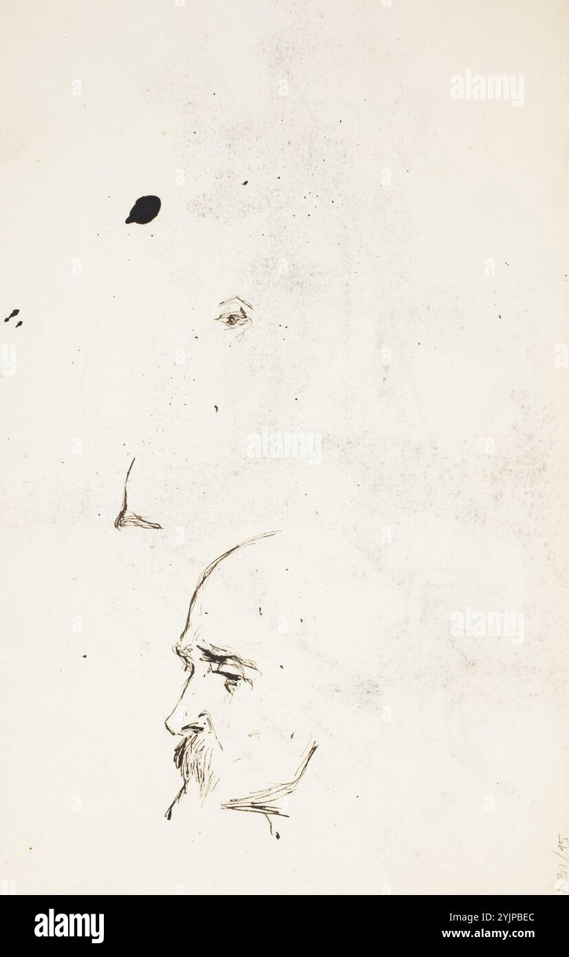 Edelfelt, Albert, Sketch book, drawing, 14.5 cm x 25 cm, Albert Gustaf ...