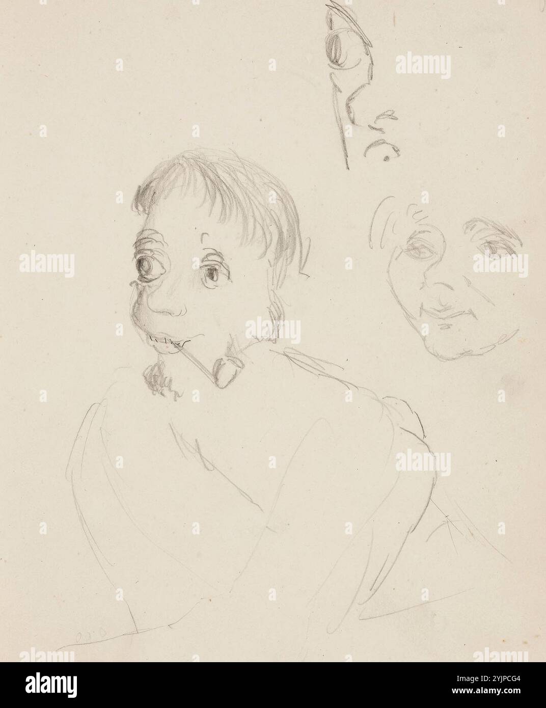 Edelfelt, Albert, Sketch book, drawing, 21 cm x 17 cm, Albert Gustaf ...