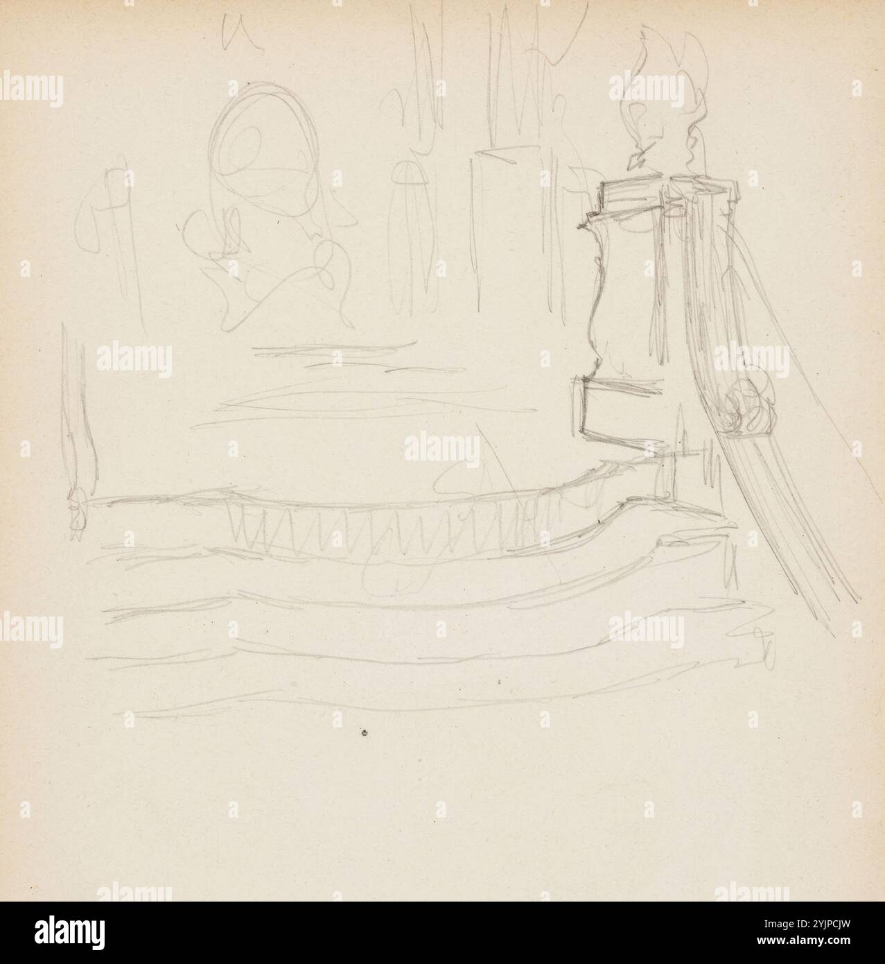 Edelfelt, Albert, Sketch book, drawing, 21.5 cm x 17 cm, Albert Gustaf ...