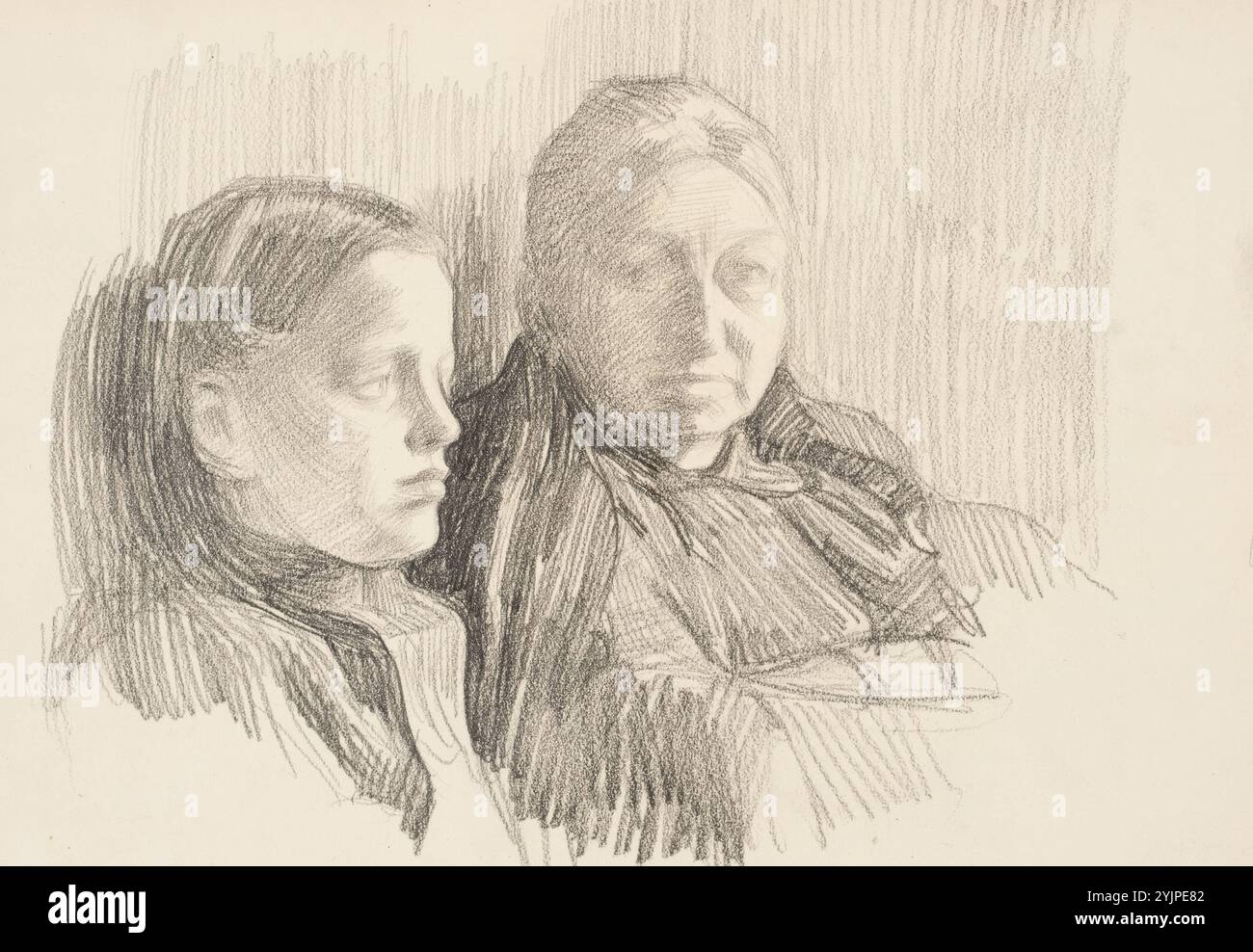 artist Järnefelt, Eero, ca. 1906-07, pencil, Erik 'Eero' Nikolai ...
