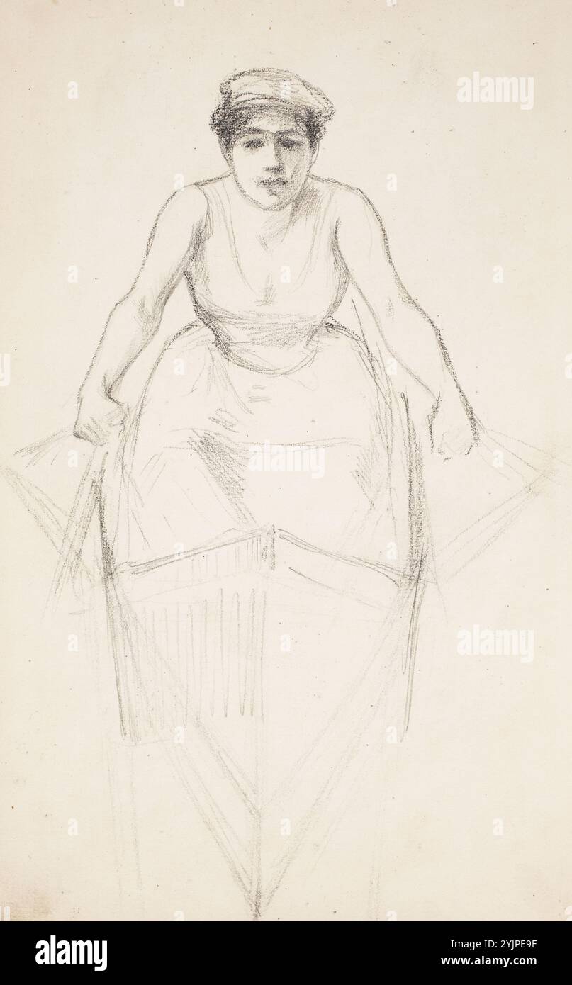 Edelfelt, Albert, Sketch book, drawing, 15 cm x 23.5 cm, Albert Gustaf ...