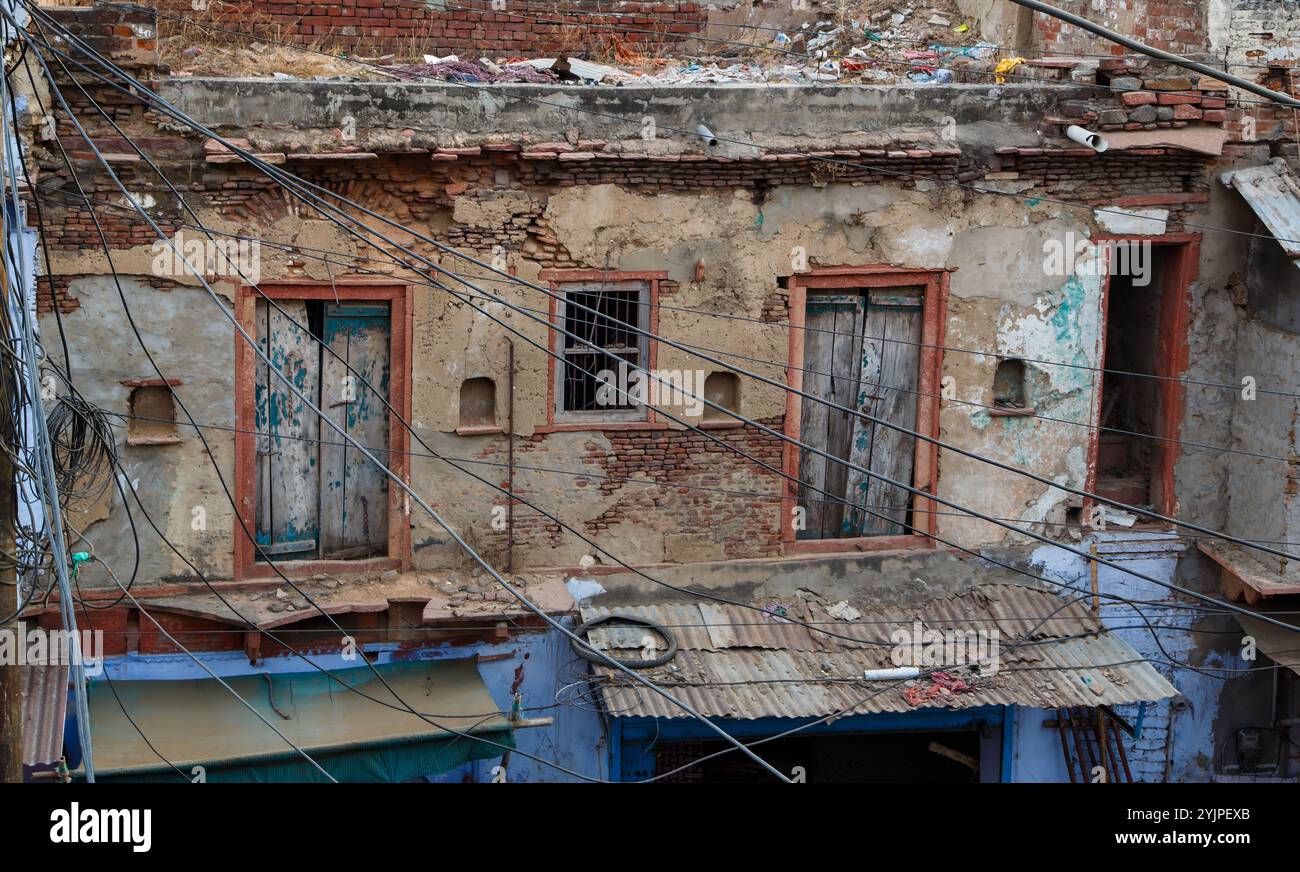 Backyard of a residential house in India, Rajasthan Stock Photo - Alamy
