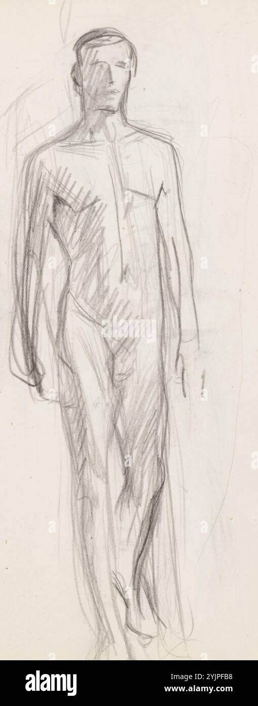 Enckell, Magnus, Sketch book, drawing, Enckell, Magnus, Knut Magnus ...