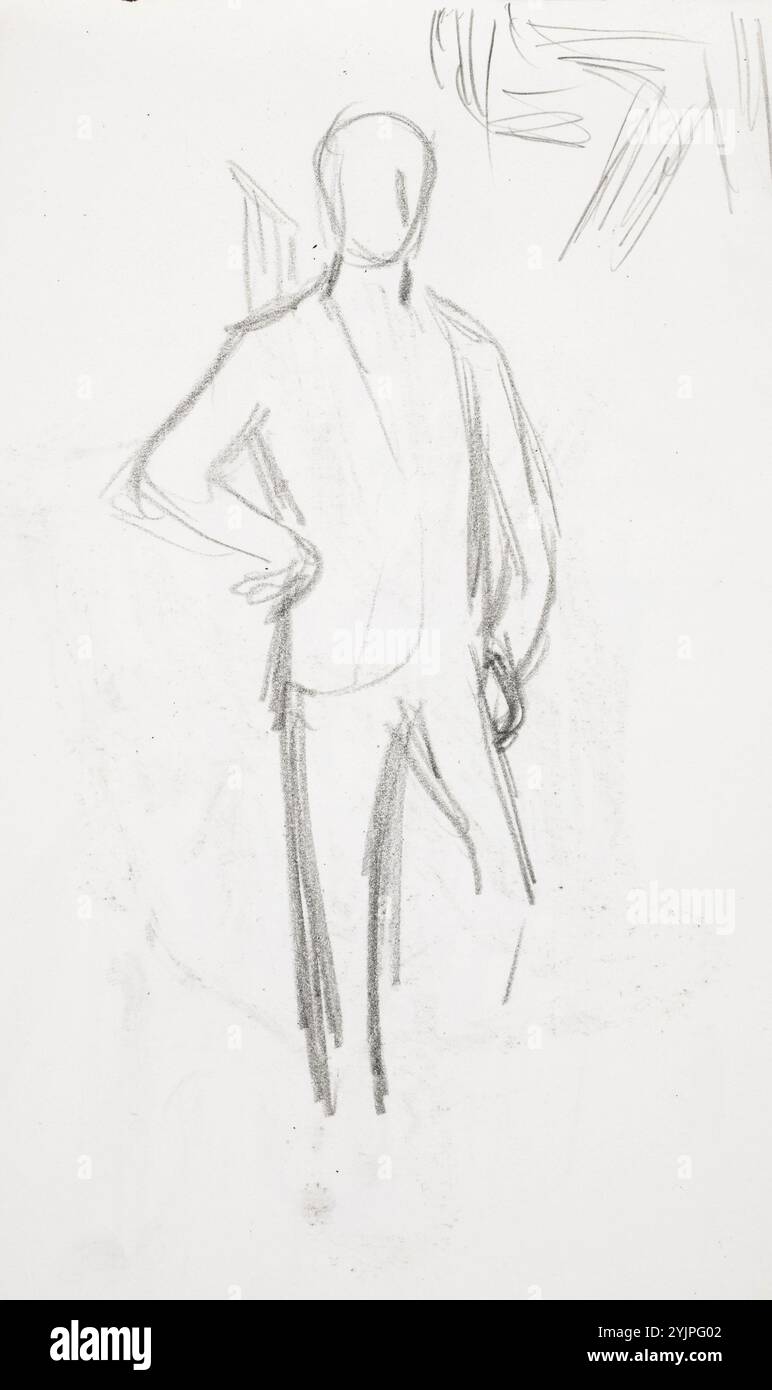 Edelfelt, Albert, work, Sketch book, drawing, 14 cm x 23 cm, Edelfelt ...
